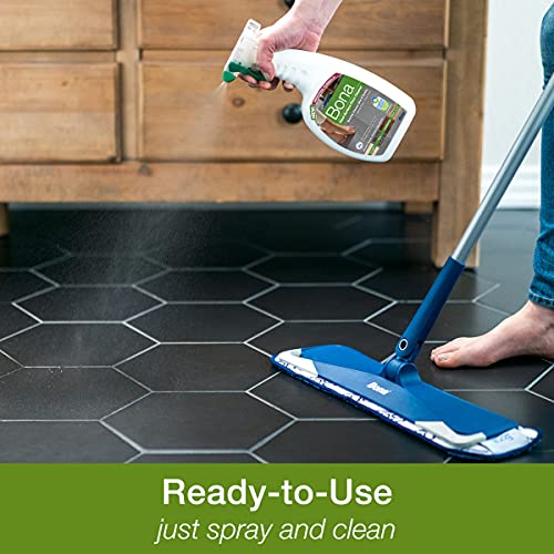 Bona Multi-Surface Floor Cleaner Spray, for Stone Tile Laminate and Vinyl LVT/LVP, Unscented, 32 Fl Oz