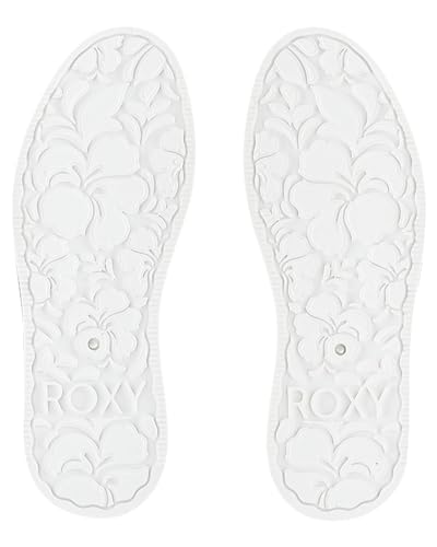 Roxy Girls Rg Sheilahh 2.0 Sneaker, White, 2 Big Kid