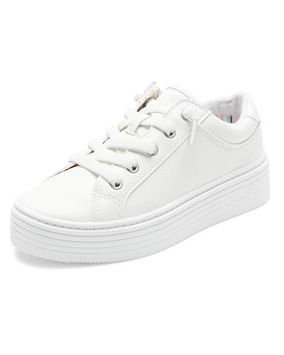 Roxy Girls Rg Sheilahh 2.0 Sneaker, White, 2 Big Kid