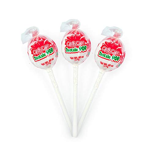 Candy Cane Tootsie Pops 9.6 Ounce