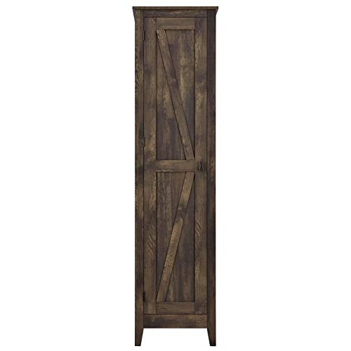 Ameriwood Home Farmington Wide Storage Cabinet, 18", Rustic