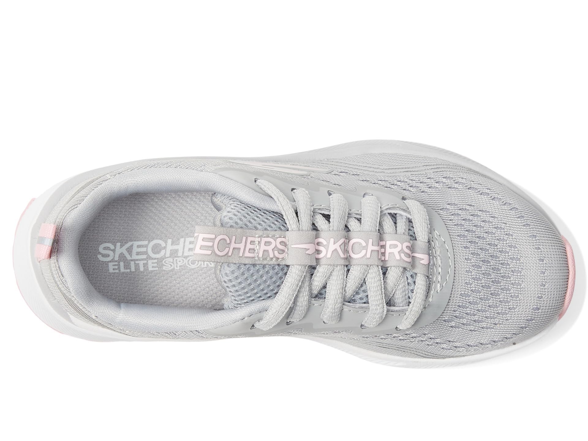 Skechers Kids Girls Skechers Elite Sport-Radian Sneaker, Gray, 2 Little Kid