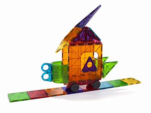 Magna-Tiles Deluxe Set, The Original Magnetic Building Tiles For Creative Open-Ended Play, Educational Toys For Children Ages 3 Years + (48 Pieces)