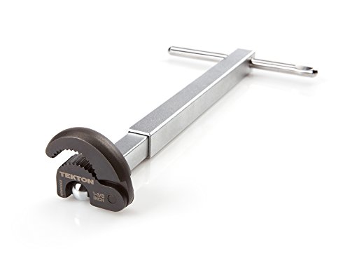 RIDGID 57003 EZ Change Plumbing Wrench Faucet Installation and Removal Tool & TEKTON 10 to 17 Inch Telescoping Basin Wrench (3/8 - 1-3/8 in.) | WRN92002