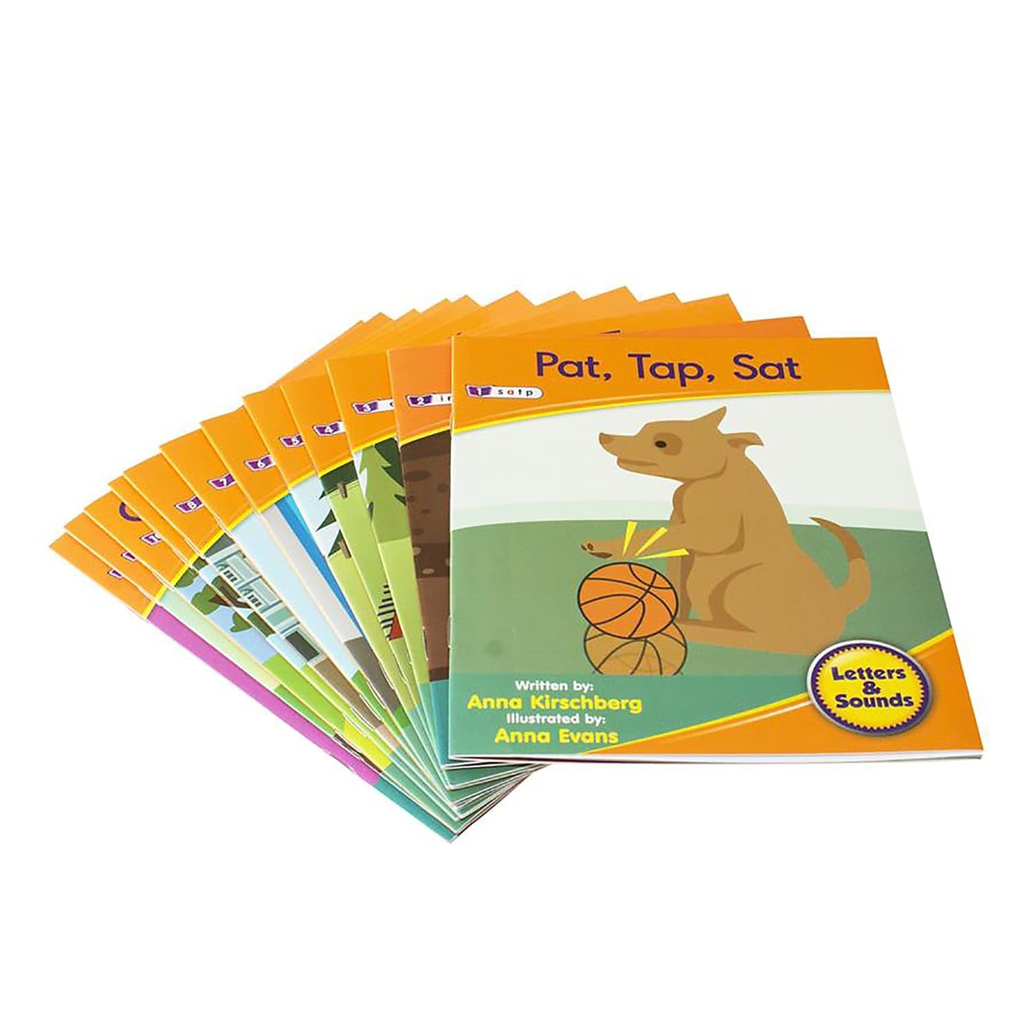 Junior Learning JRL381 Letters & Sounds Phase 2 Set 1 Fiction Book, Orange