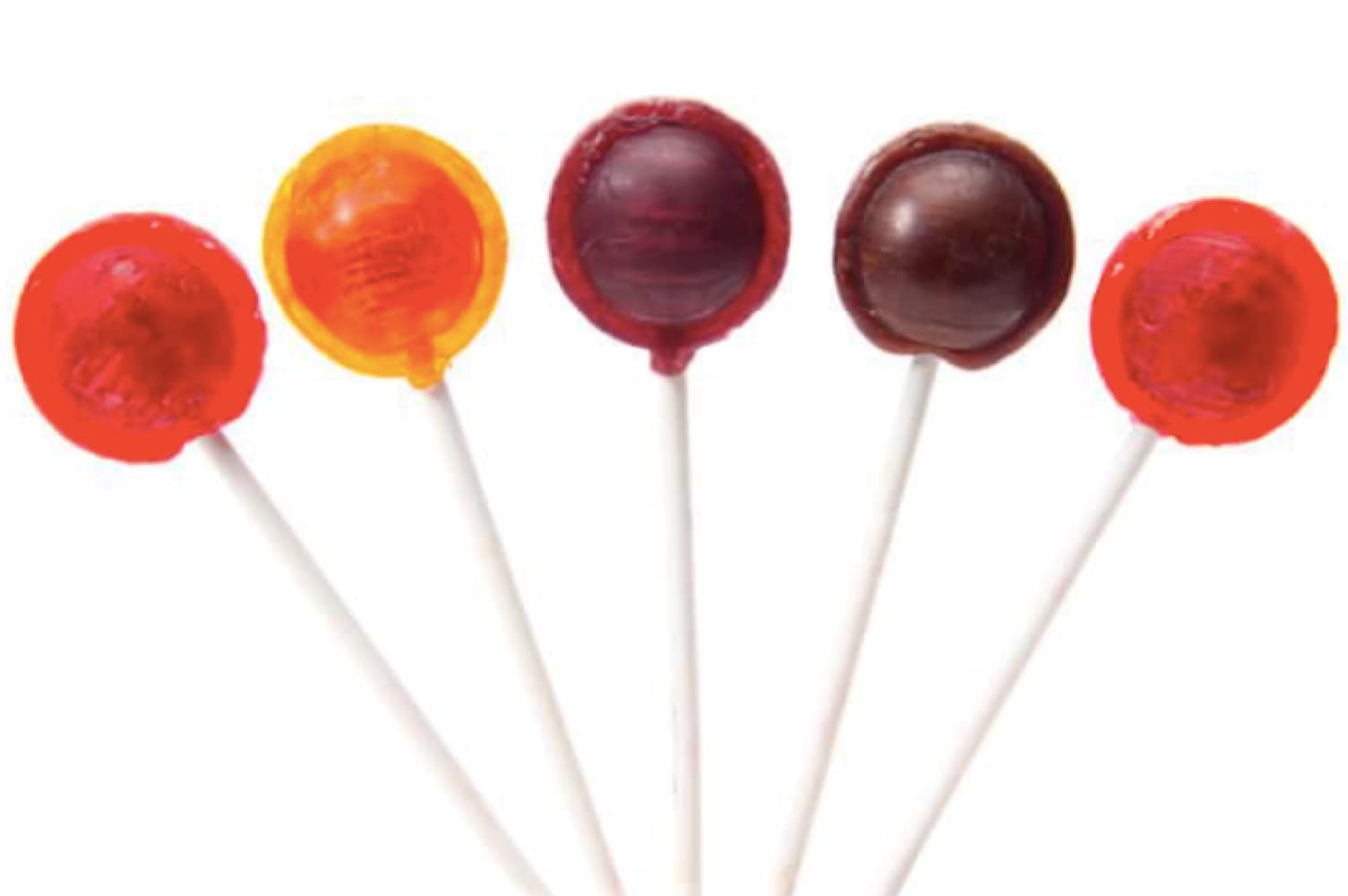 Tootsie Pop Lollipop 5-Flavors Hard Candy Outside with Chewy Tootsie Roll Center Bulk (3 Pound)