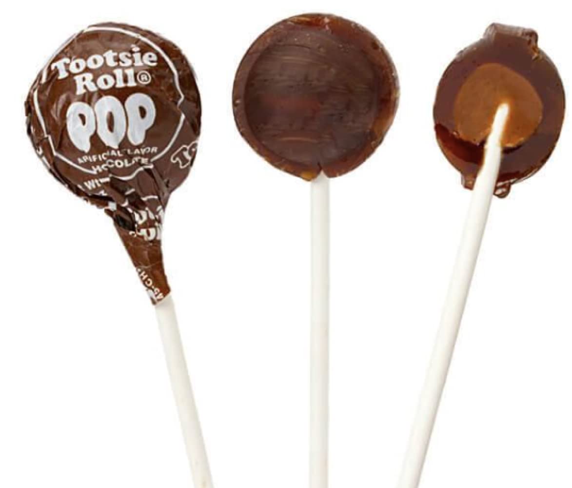 Tootsie Pop Lollipop 5-Flavors Hard Candy Outside with Chewy Tootsie Roll Center Bulk (3 Pound)