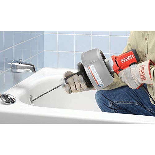 RIDGID K-400 Drain Cleaning 115-Volt Drum Machine Kit with AUTOFEED Control and C-32IW 3/8" x 75' Cable & 35473 K-45AF Sink Machine with C-1 5/16 Inch Inner Core Cable and AUTOFEED Control