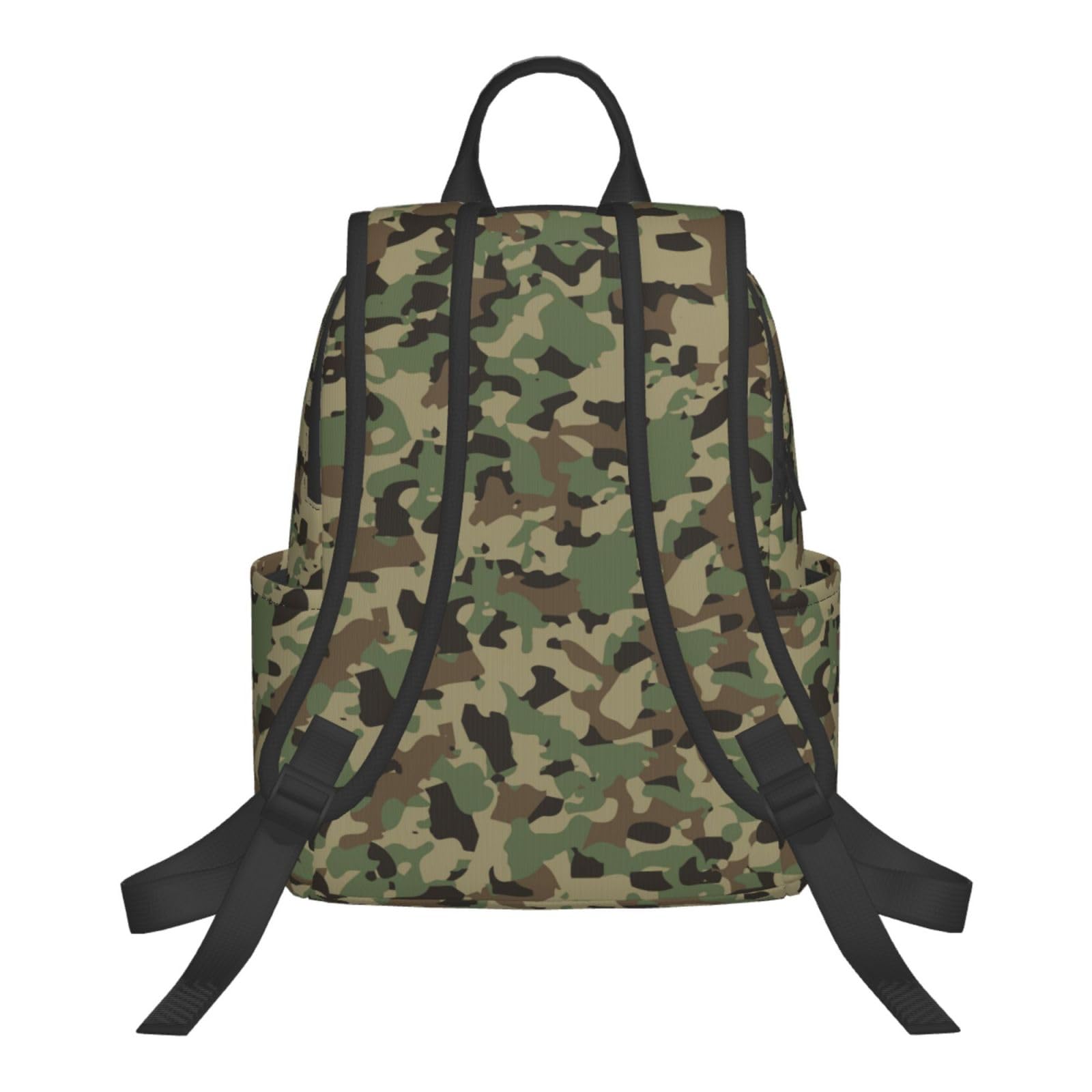 JZDACH For Cool Camo Military Camouflage backpack bookbag casual large laptop lightweight backpacks multipurpose daypack for men women