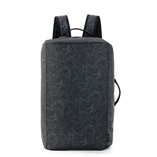 Sakroots Women's Go Travel Backpack in Eco-Twill, Black Spirit Desert, One Size