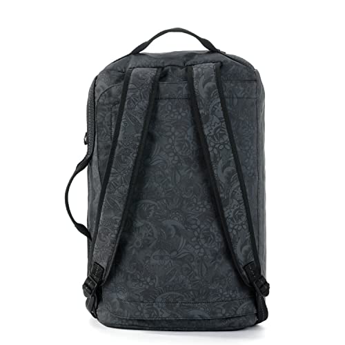 Sakroots Women's Go Travel Backpack in Eco-Twill, Black Spirit Desert, One Size