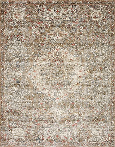 Loloi II Saban Collection SAB-07 Straw/Beige, Traditional 9'-4" x 13' Area Rug