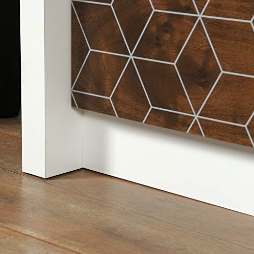 Sauder Harvey Park Dresser, L: 60.71" x W: 17.48" x H: 31.06", Soft White finish