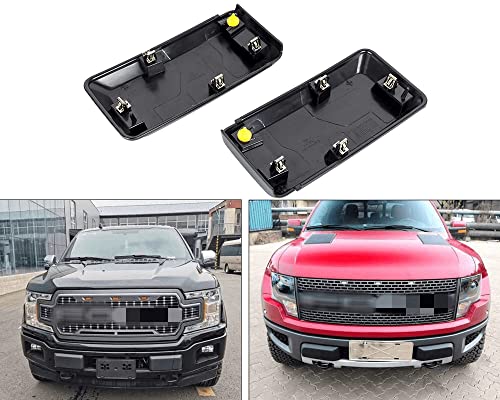 POETRYXIAO Front Bumper Guards Pads Inserts End Caps Cover Compatible with Ford F150 2018 2019 2020 ,1 Pair,Bumper Traverse Accessories