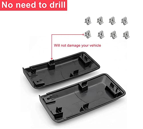 POETRYXIAO Front Bumper Guards Pads Inserts End Caps Cover Compatible with Ford F150 2018 2019 2020 ,1 Pair,Bumper Traverse Accessories