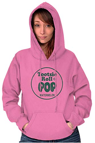 Brisco Brands Retro Flavor Watermelon Tootsie Pop Hoodie Sweatshirt Women Men