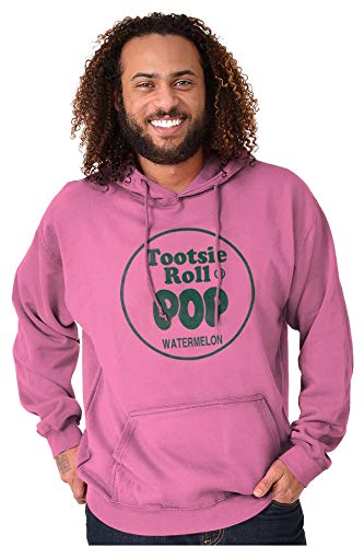 Brisco Brands Retro Flavor Watermelon Tootsie Pop Hoodie Sweatshirt Women Men