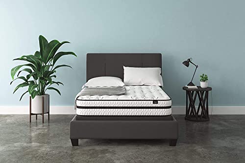 Signature Design by Ashley Chime 10 Inch Medium Firm Hybrid Mattress, CertiPUR-US Certified Foam, Full