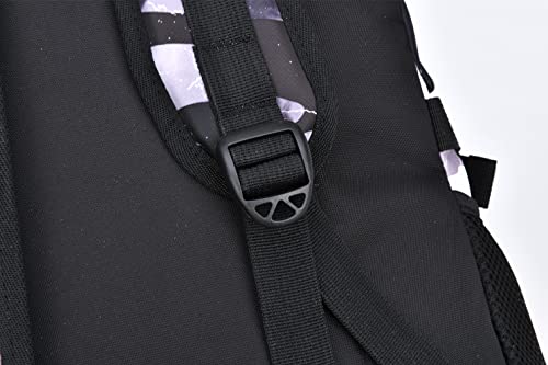 XLERHAZO School Backpack Camouflage Backpack Water Repellent Casual Daypack Lightweight Bookbags for Boys Girls (AX Camo Black)