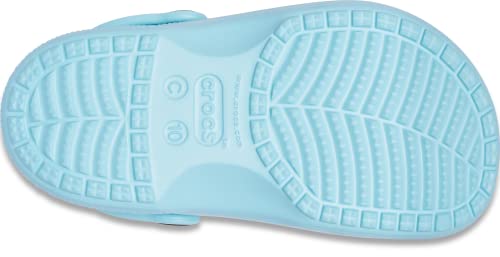 Crocs Kids' Disney Frozen 2 Clog | Frozen 2 Shoes for Girls, Ice Blue/Ice Blue, 2 Little Kid