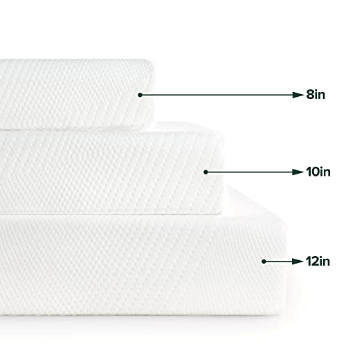 Zinus 8 Inch Green Tea Essential Memory Foam Mattress/Bed-in-a-Box/Affordable Mattress/CertiPUR-US Certified, Queen