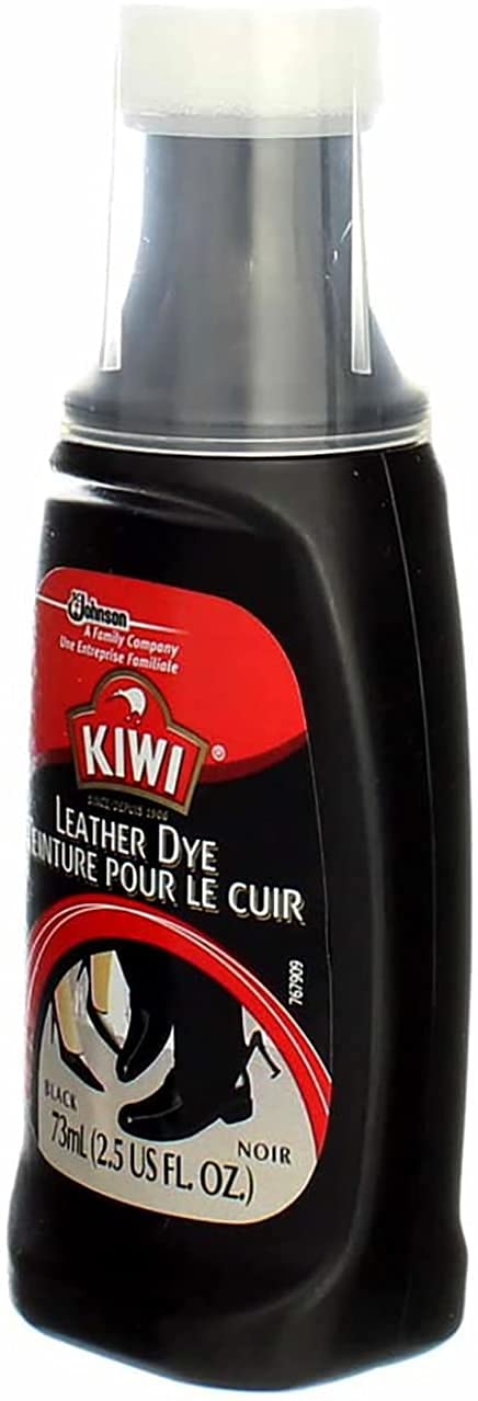 Kiwi Dye Black Leather, 2.5 OZ (Pack of 3)