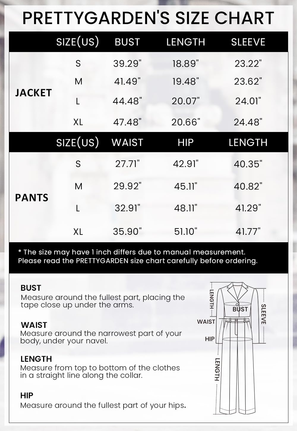 PRETTYGARDEN Women's 2 Piece Casual Outfits Cropped Blazer Jackets High Waisted Wide Leg Work Pants Suit Set (Green,X-Large)