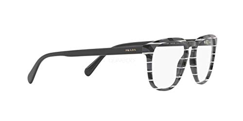 Prada 0PR 09VV Striped Grey/White One Size