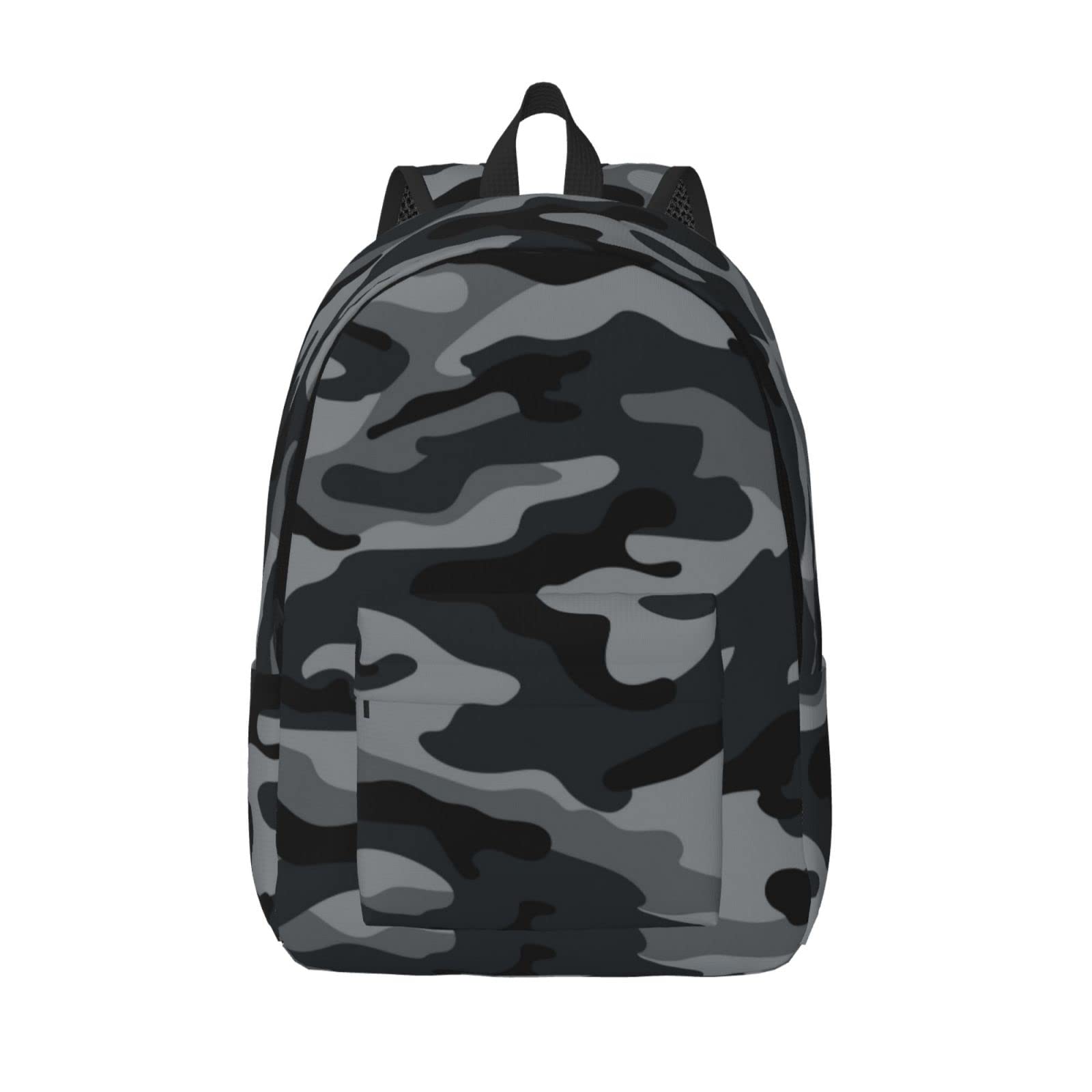 Duduho Camouflage Camo Grey Backpack 15.7 Inch Laptop Backpack Travel Hiking Daypack Multipurpose Book Bag For Men Women Teens Boys Girls