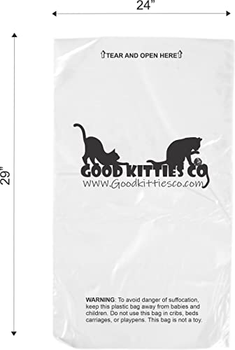 Good kitty CO Waste drawer liners compatible with Litter-Robot (50 Count)