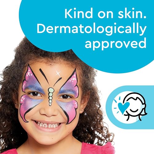 Snazaroo Face Paint Palette Kit, 8 x18.8g (0.6 Fl Oz), 8 Colours, Face Paint for Kids & Adults