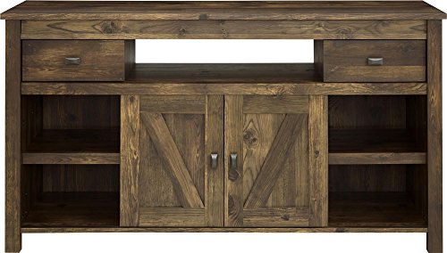 Ameriwood Home Farmington TV Stand for TVs up to 60" Wide, Rustic