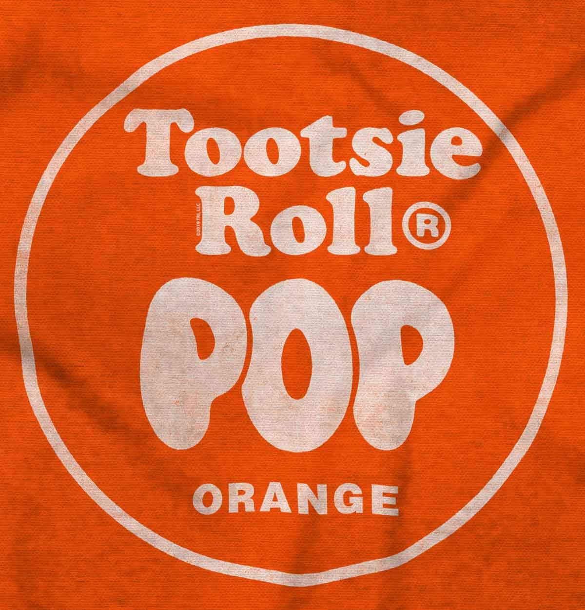 Brisco Brands Tootsie Roll Pop Orange Flavor Hoodie Sweatshirt Women Men