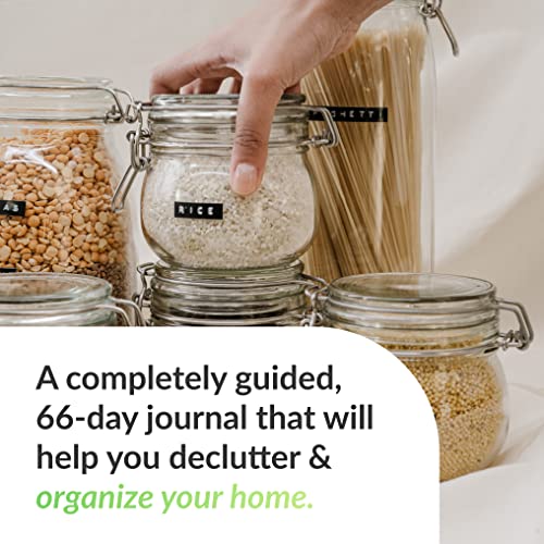 The Home Organization Sidekick Journal by Habit Nest. A Step-by-Step Guide to Declutter, and Organize your Home. Coaches you through Decluttering your Home, Room by Room.
