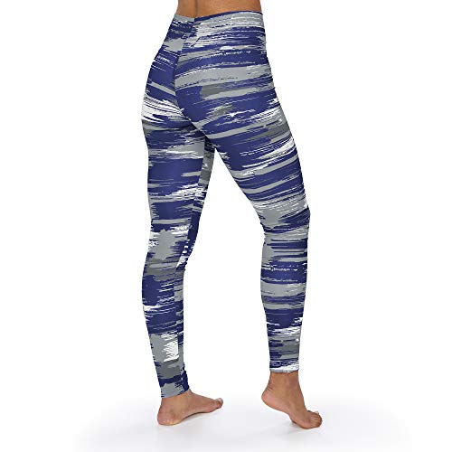 Zubaz Officially Licensed Women's NFL Brushed Paint Legging , Small