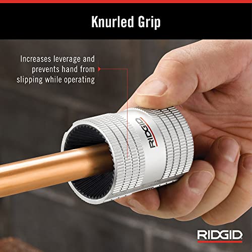 RIDGID 29983 Model 223S 1/4" to 1-1/4" Inner/Outer Copper and Stainless Steel Tubing and Pipe Reamer