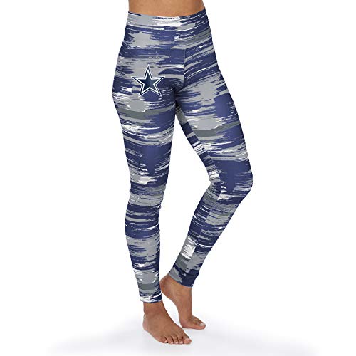 Zubaz Officially Licensed Women's NFL Brushed Paint Legging , Small