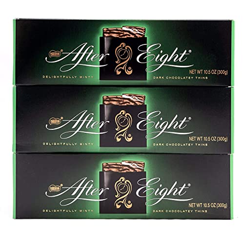 Nestle After Eight, Dark Mint Thins (30 Mints - 300g/10.5oz, PACK - 3) From Canada