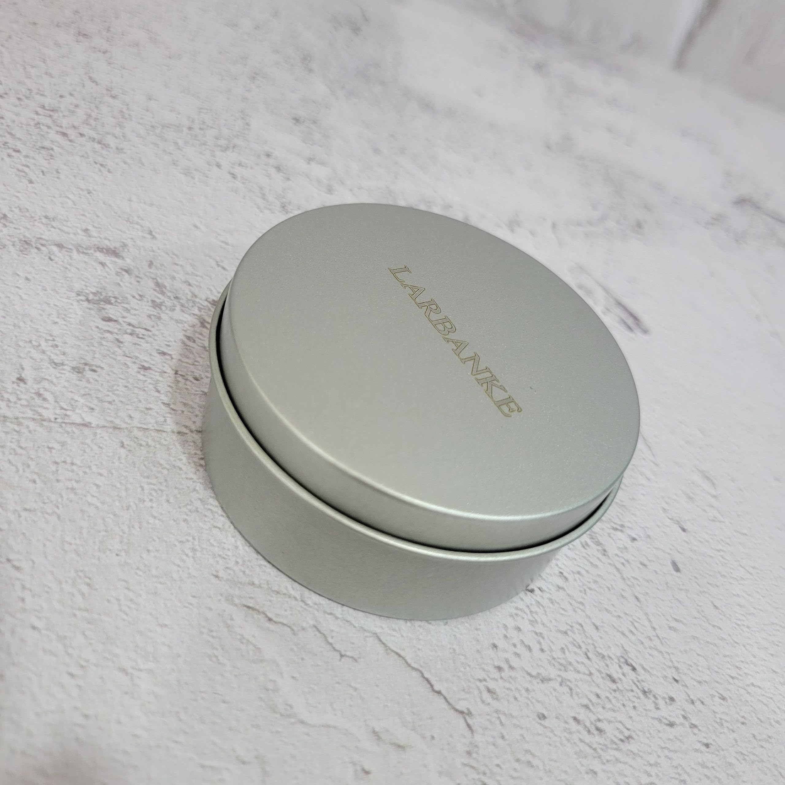 LARBANKE Metal boxes Sleek Round Metal Boxes - Elegant Storage Solutions with a Twist