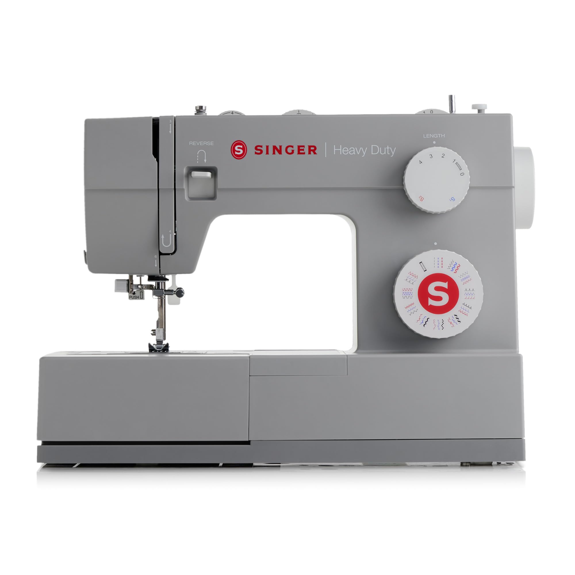 SINGER | Heavy Duty 4452 Sewing Machine , Gray