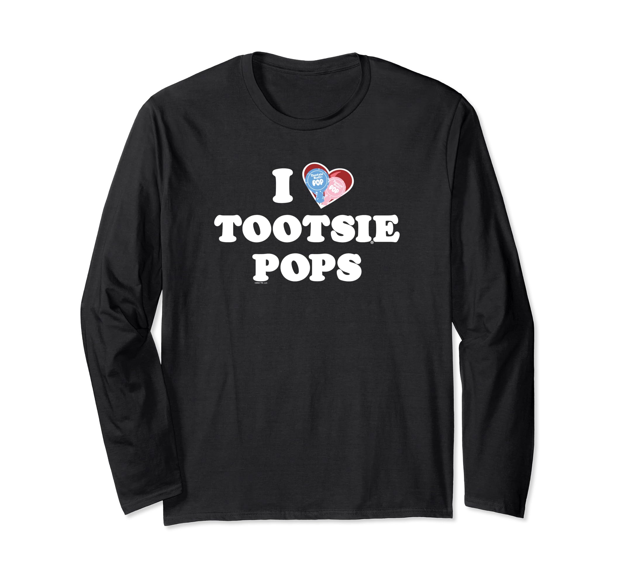 Tootsie Roll Pop I Heart Tootsie Pops Long Sleeve T-Shirt