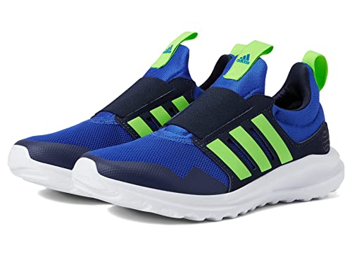 adidas ACTIVERIDE 2.0 Running Shoe, Ink/Solar Green/Team Royal Blue, 2 US Unisex Little Kid