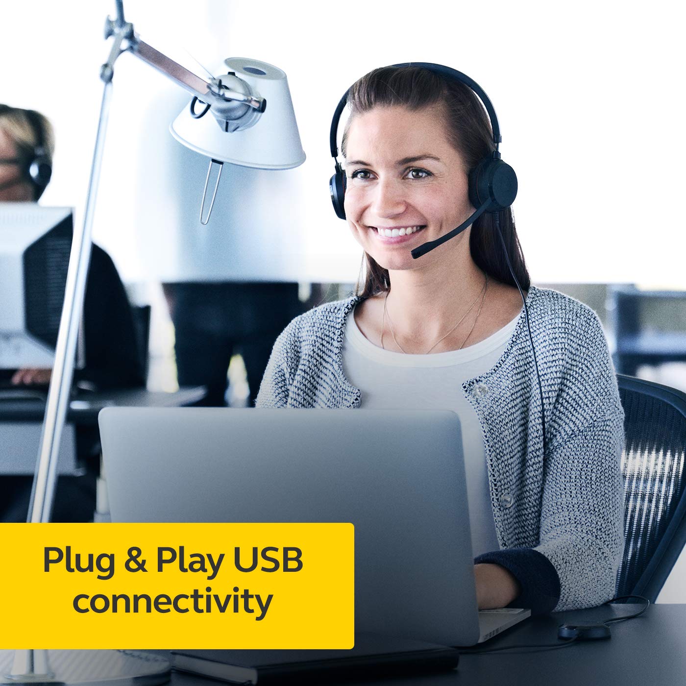 Jabra Evolve 20 UC Mono Wired Headset/Music Headphones