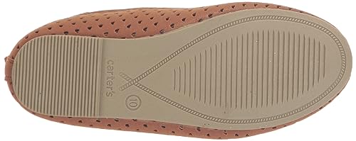 Carter's Easton Dress Shoe, Brown, 1 US Unisex Big Kid