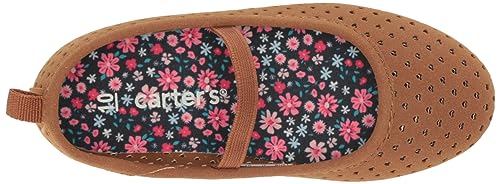 Carter's Easton Dress Shoe, Brown, 1 US Unisex Big Kid