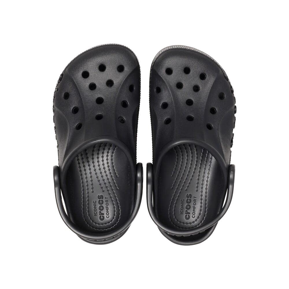 Crocs Baya Clog, Black/Black, 2 US Unisex Little Kid