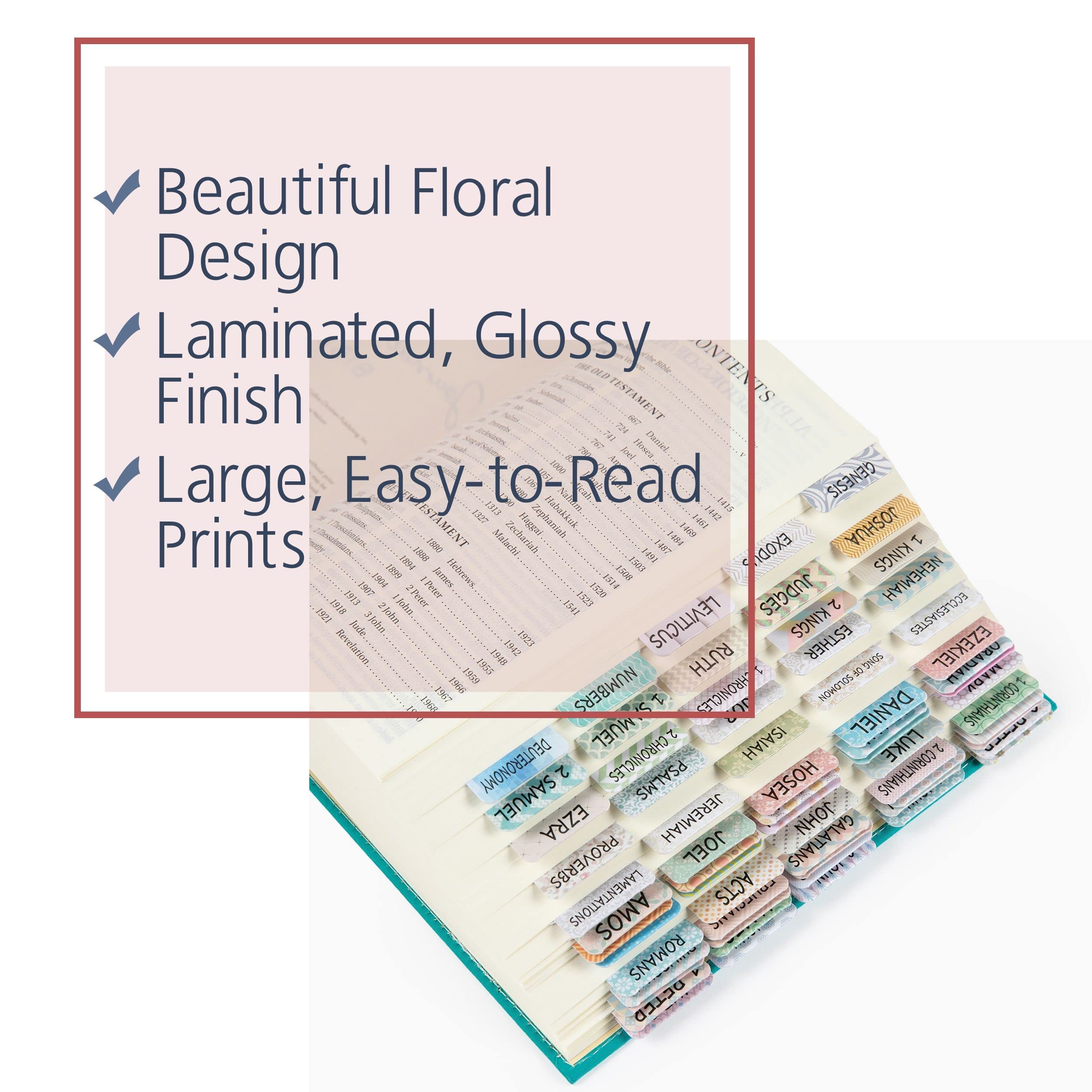 Mr. Pen- Bible Tabs, 75 Tabs, Laminated, Bible Journaling Supplies, Bible Tabs Old and New Testament, Bible Tabs for Women, Bible Tabs for Journaling Bible, Bible Book Tabs …