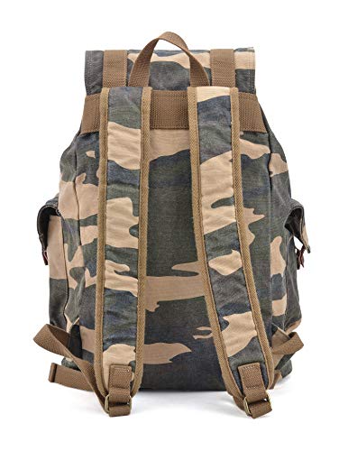Gootium 21101CAM Specially High Density Thick Canvas Backpack Rucksack (camouflage)