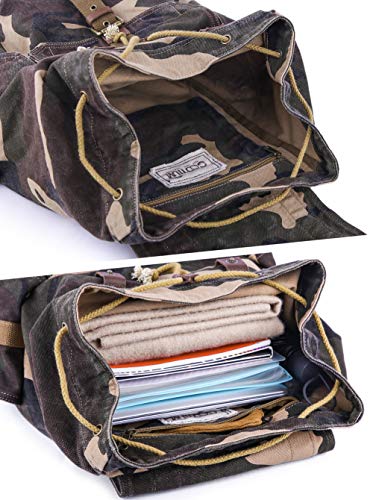 Gootium 21101CAM Specially High Density Thick Canvas Backpack Rucksack (camouflage)