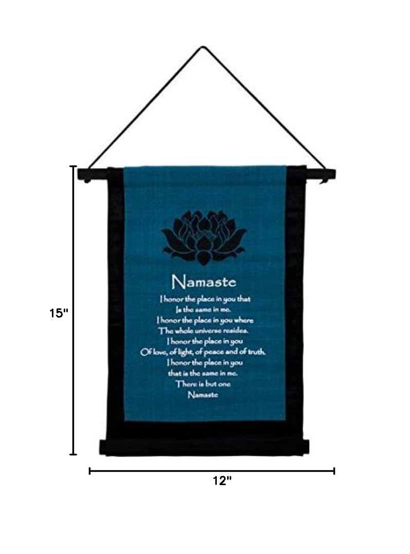 New Age Source Small Cotton Banner - Namaste